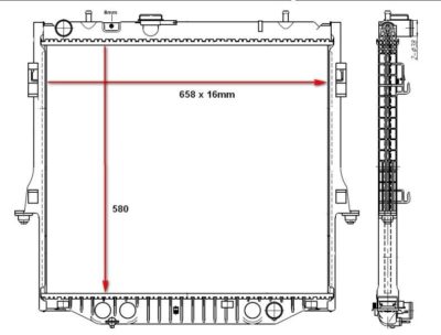 PLEXUS RADIATOR (RDIZ0112A) - Greg's Motor Spares